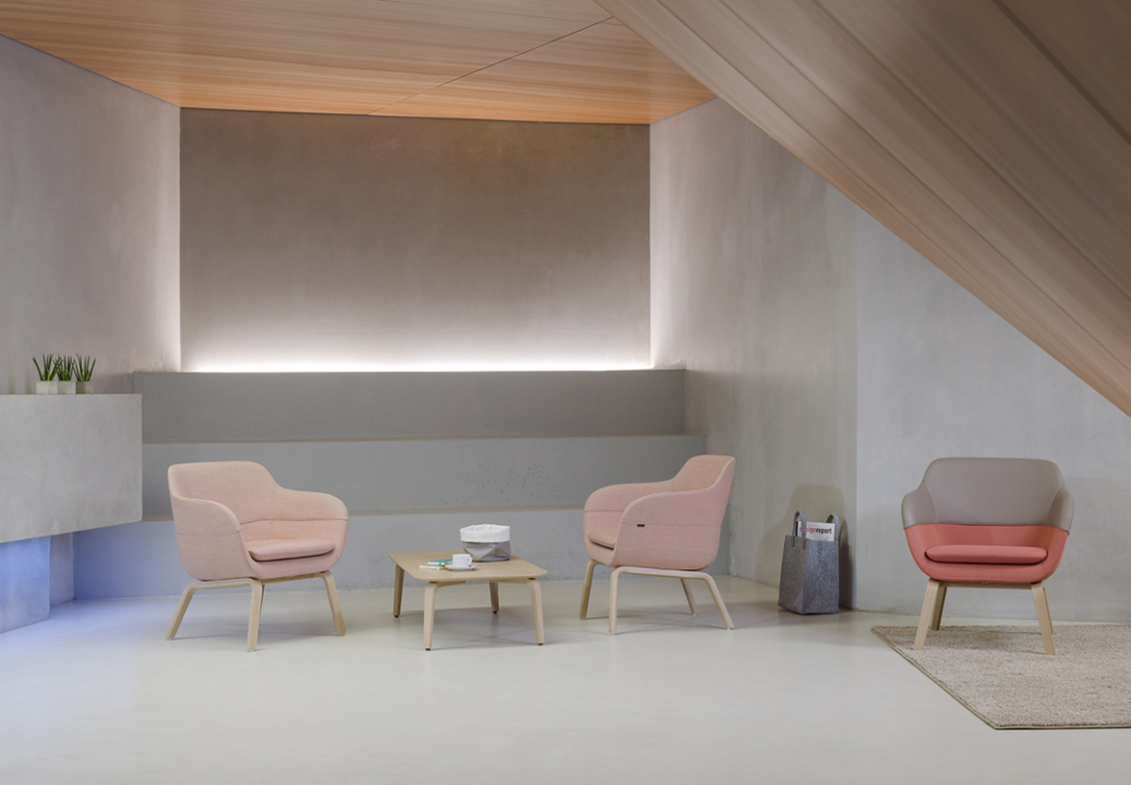 Brunner Crona loungestoel | Versluis Kantoorinrichters